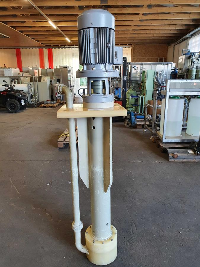article no.: 29835 7,5 kW ; 120m³/h used plastic immersion pump for ...